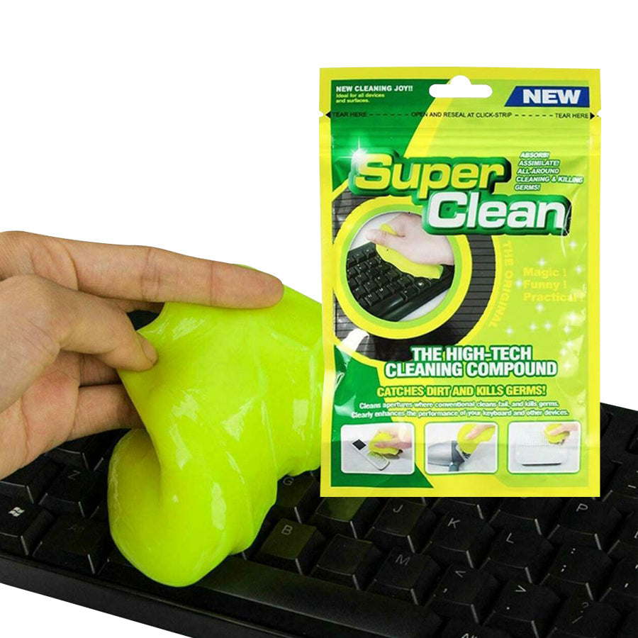 Dust Dirt Cleaning Gel Slime Super Clean Magic Car Laptop Keyboard Home ...