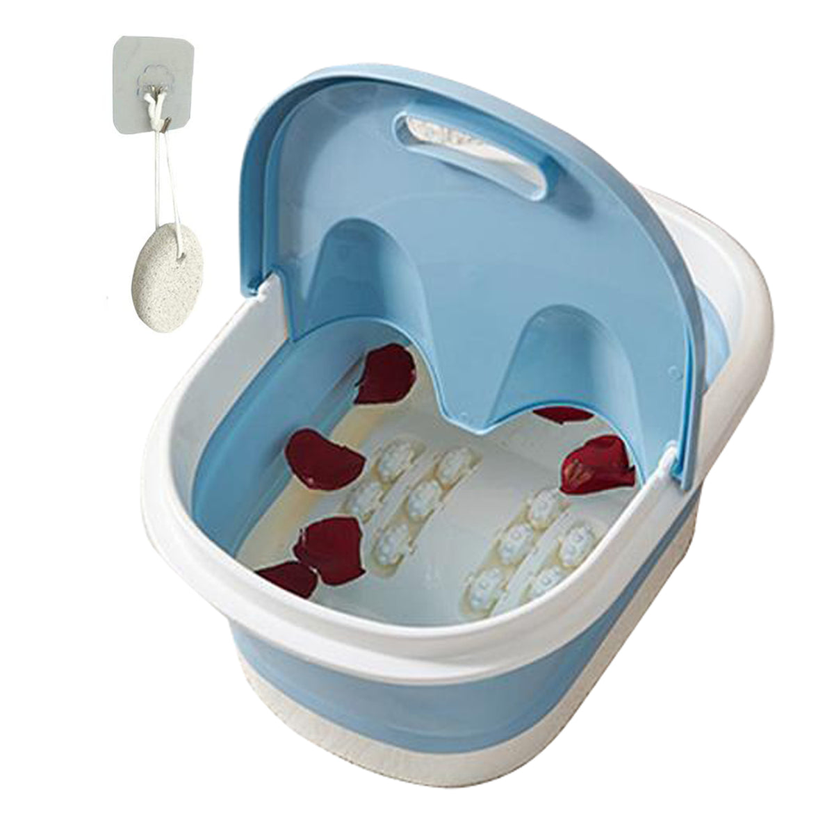 Foot Spa Water Pedicure Foldable Bucket Folding Massage Footbath ...
